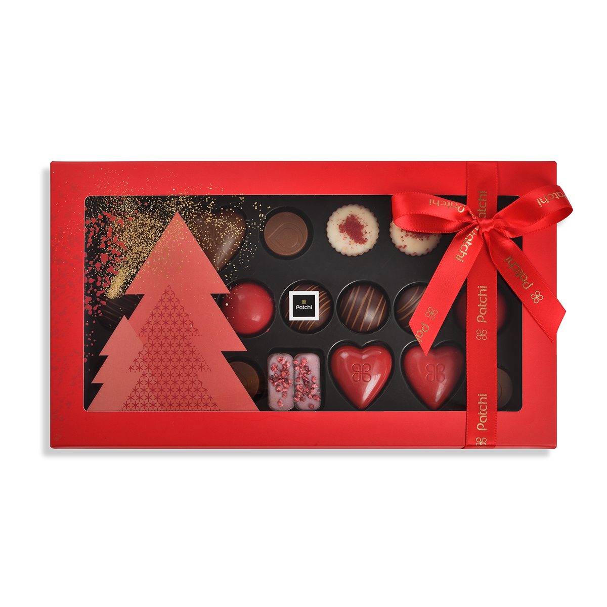 Box of 20 Pieces Unwrapped Chocolates Christmas Gift | Patchi