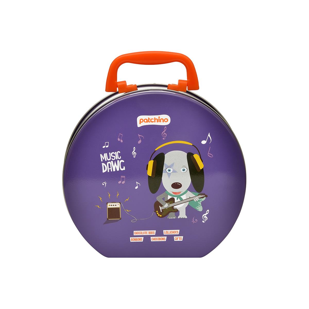 Box of 25 Pieces of Chocolates, Patchino Music Dawg Tin Gift Box ...